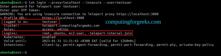 Run Teleport In Docker Container Using Docker Compose Computingforgeeks 3307