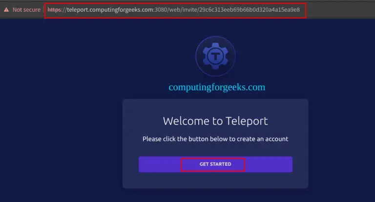 Run Teleport in Docker Container using Docker Compose | ComputingForGeeks