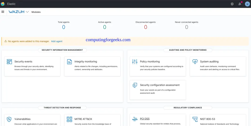 Setup Wazuh With Agent on Rocky 9 / Alma 9 / CentOS 9 | ComputingForGeeks