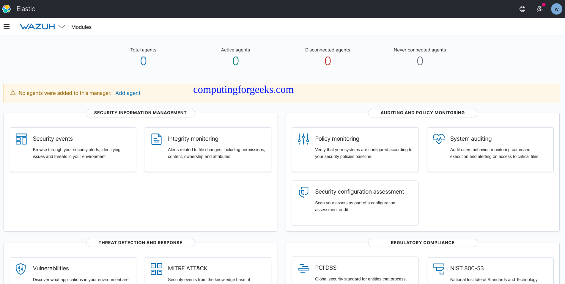 Setup Wazuh With Agent on Rocky 9 / Alma 9 / CentOS 9 | ComputingForGeeks