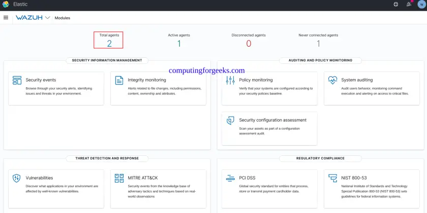 Setup Wazuh With Agent on Rocky 9 / Alma 9 / CentOS 9 | ComputingForGeeks