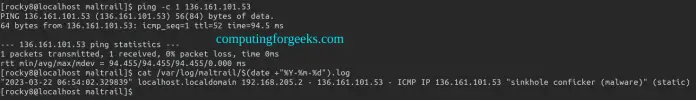 Detect Malicious Traffic In Your Network Using Maltrail Computingforgeeks