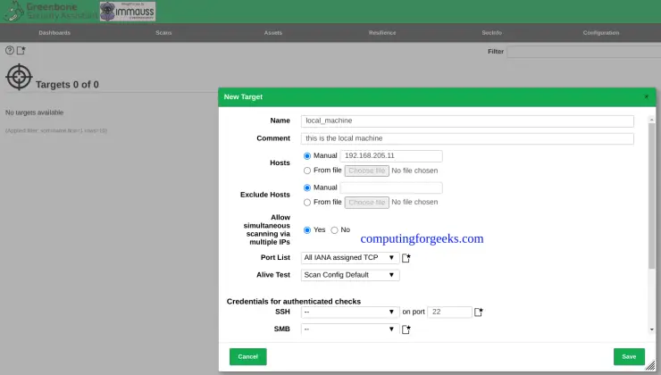 Run Greenbone Vulnerability Management in Docker Container ...