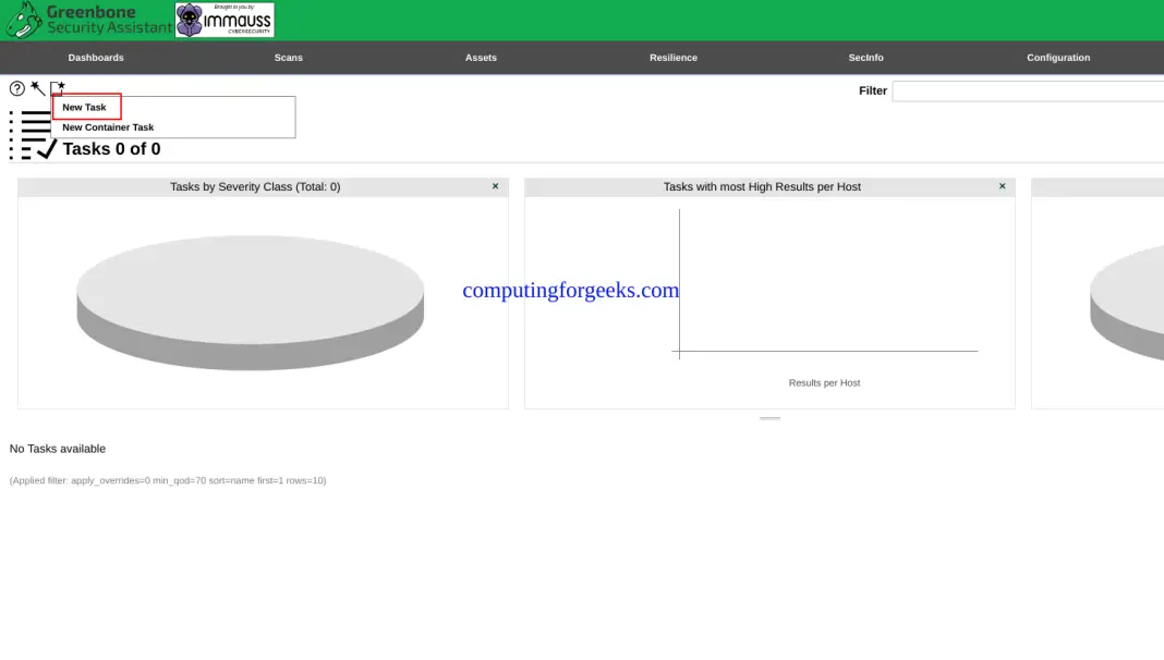 Run Greenbone Vulnerability Management in Docker Container ...