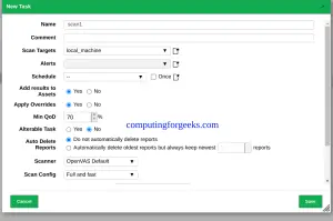 Run Greenbone Vulnerability Management in Docker Container | ComputingForGeeks