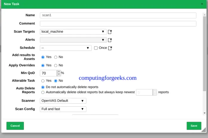 Run Greenbone Vulnerability Management In Docker Container Computingforgeeks
