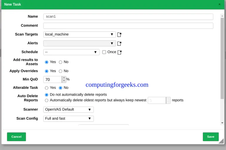 Run Greenbone Vulnerability Management in Docker Container ...