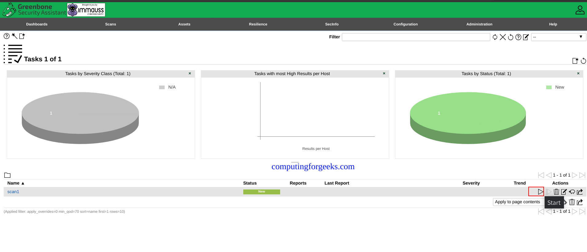 Run Greenbone Vulnerability Management In Docker Container Computingforgeeks