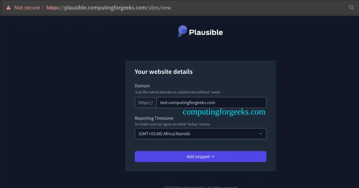 How To Run Plausible Analytics In A Docker Container Computingforgeeks 8030