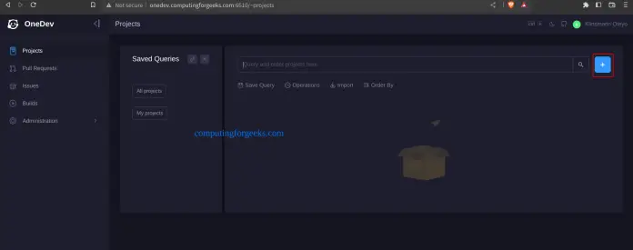 Install and Use OneDev - Self-hosted Git Server with Kanban and CI/CD | ComputingForGeeks