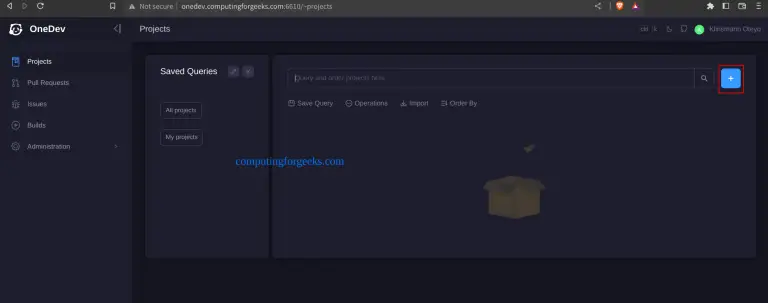Install and Use OneDev - Self-hosted Git Server with Kanban and CI/CD | ComputingForGeeks