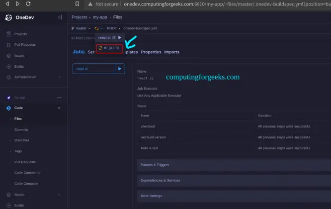 Install And Use Onedev Self Hosted Git Server With Kanban And Cicd Computingforgeeks 
