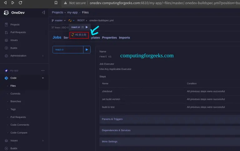 Install and Use OneDev - Self-hosted Git Server with Kanban and CI/CD | ComputingForGeeks