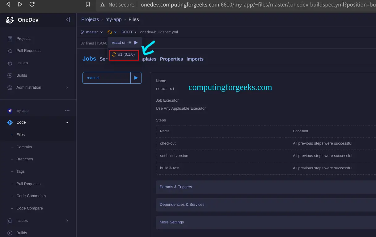 Install and Use OneDev - Self-hosted Git Server with Kanban and CI/CD | ComputingForGeeks
