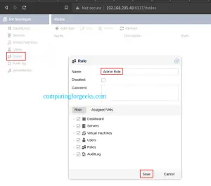 Manage Hyper-V VMs using Hyper-V Manager Web Interface