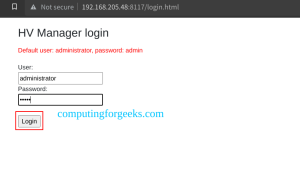 Manage Hyper-V VMs using Hyper-V Manager Web Interface
