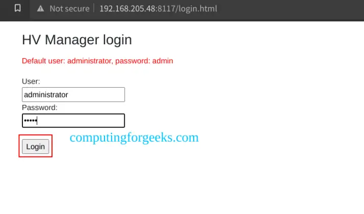 Manage Hyper-V VMs using Hyper-V Manager Web Interface