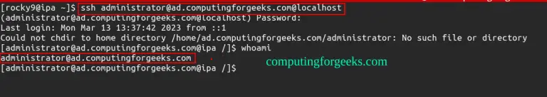 How To Establish Trust between IPA and Active Directory | ComputingForGeeks