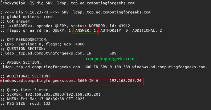 How To Establish Trust between IPA and Active Directory | ComputingForGeeks