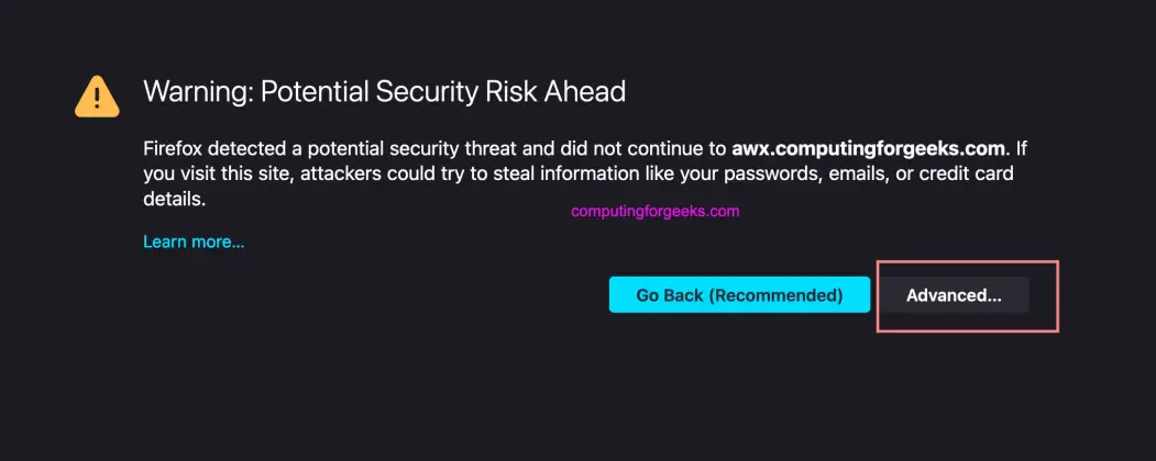 Expose Ansible AWX Service using Traefik Ingress route | ComputingForGeeks