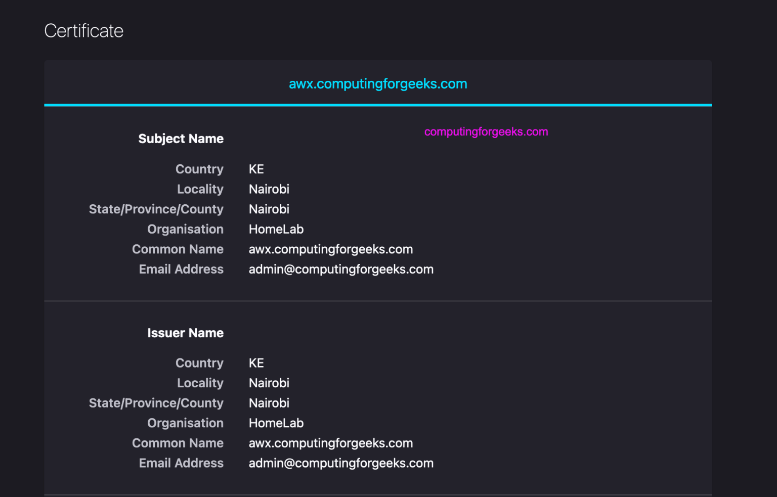 Expose Ansible AWX Service using Traefik Ingress route | ComputingForGeeks