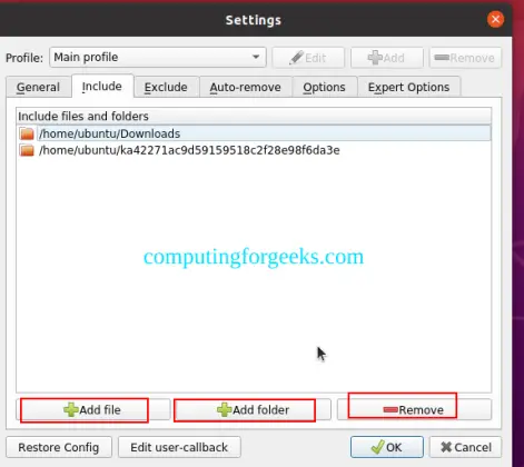 How Backup Files and Folders in Linux using BackInTime Tool | ComputingForGeeks
