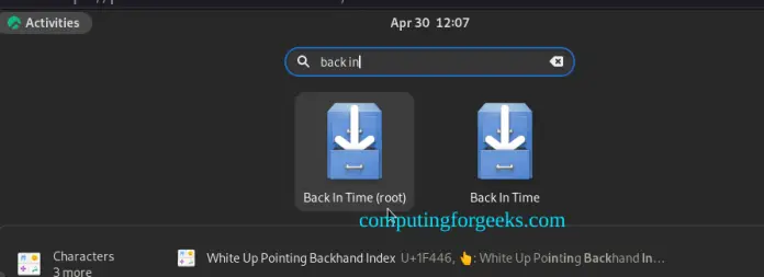 How Backup Files And Folders In Linux Using Backintime Tool Computingforgeeks