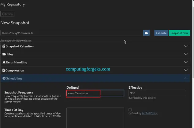 How To Backup Linux and Windows Systems using Kopia | ComputingForGeeks