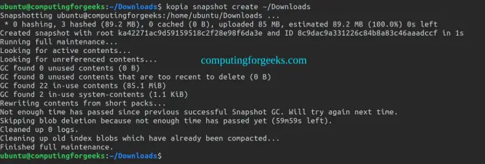 How To Backup Linux and Windows Systems using Kopia | ComputingForGeeks