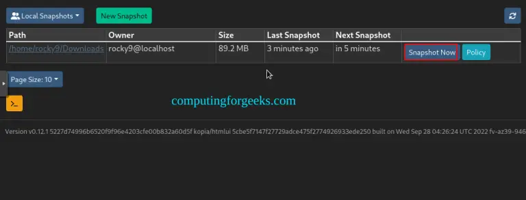 How To Backup Linux and Windows Systems using Kopia | ComputingForGeeks