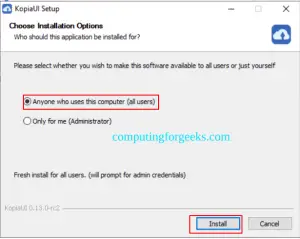 How To Backup Linux and Windows Systems using Kopia | ComputingForGeeks