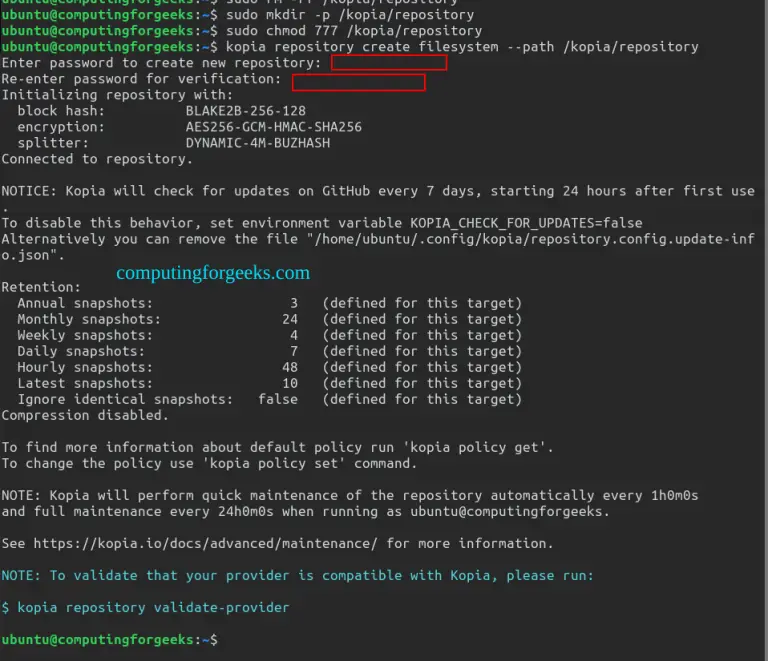How To Backup Linux And Windows Systems Using Kopia Computingforgeeks