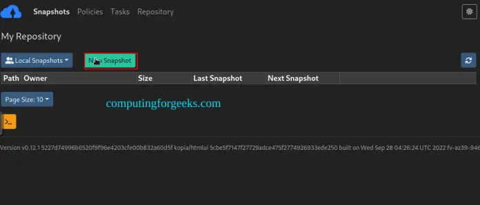 How To Backup Linux And Windows Systems Using Kopia Computingforgeeks