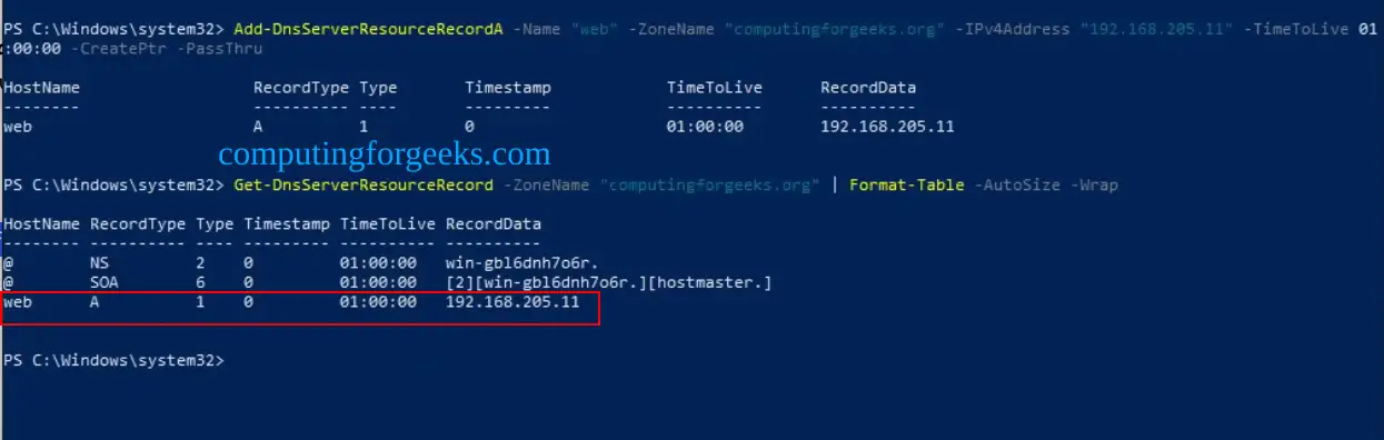 Install And Configure Dns Server On Windows Server 2022 Computingforgeeks 8586