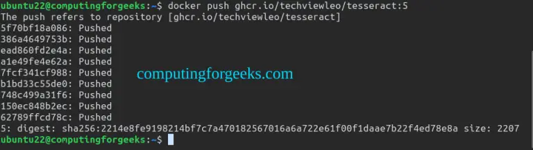 Configure Github Container Registry As Your Docker Registry Computingforgeeks