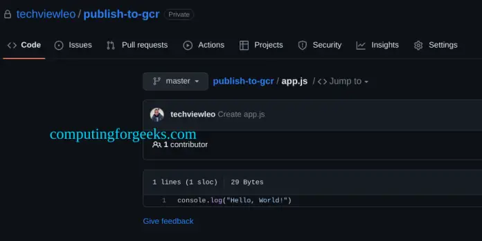 Configure GitHub Container Registry as your Docker Registry | ComputingForGeeks