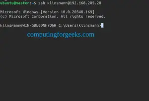 Configure OpenSSH Server on Windows Server 2022 | ComputingForGeeks
