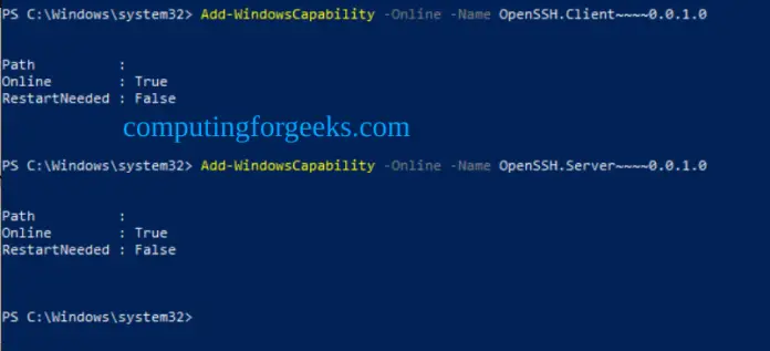 Configure OpenSSH Server on Windows Server 2022 | ComputingForGeeks