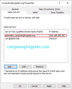 Configure Windows Server 2022 as Secondary DNS Server | ComputingForGeeks