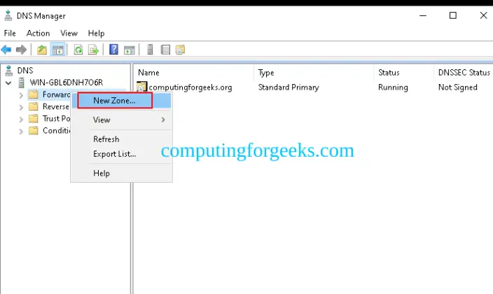 Configure Windows Server 2022 as Secondary DNS Server | ComputingForGeeks