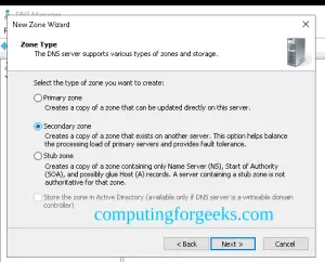 Configure Windows Server 2022 as Secondary DNS Server | ComputingForGeeks