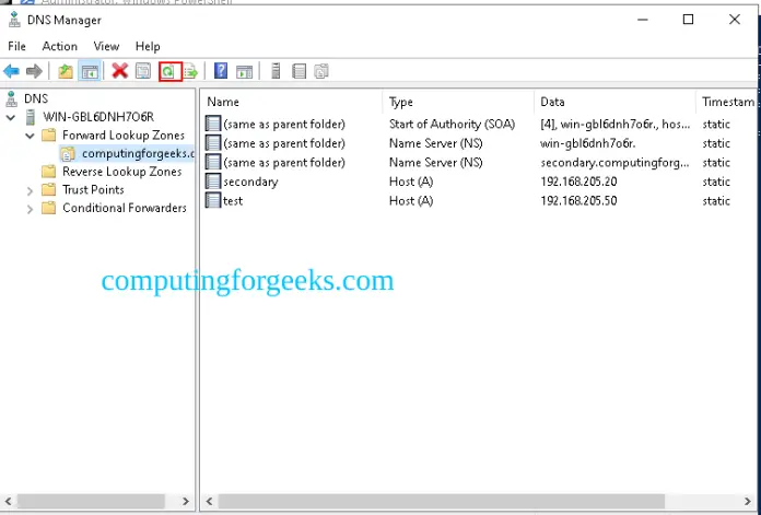 Configure Windows Server 2022 as Secondary DNS Server | ComputingForGeeks