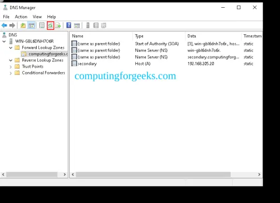Configure Windows Server 2022 as Secondary DNS Server | ComputingForGeeks