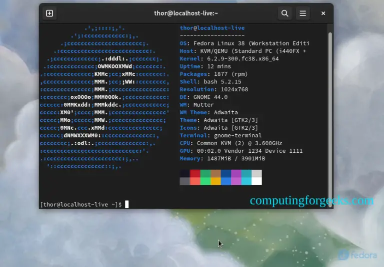How To Install Budgie Desktop on Fedora 41/40/39 | ComputingForGeeks