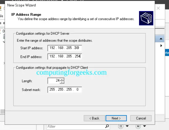 Configure DHCP Server on Windows Server 2022 | ComputingForGeeks