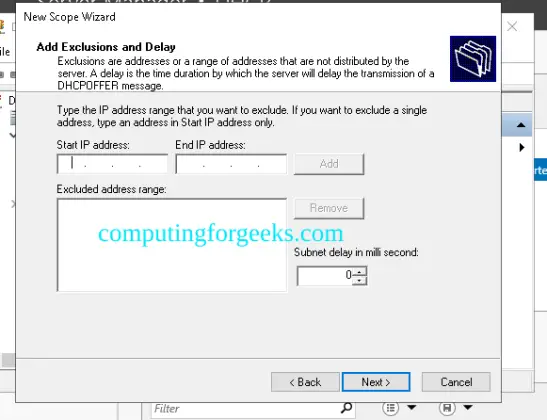 Configure DHCP Server on Windows Server 2022 | ComputingForGeeks