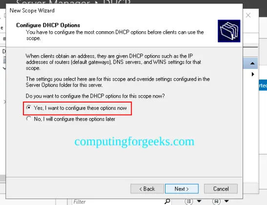 Configure DHCP Server on Windows Server 2022 | ComputingForGeeks