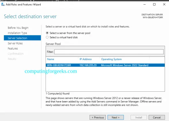 Configure DHCP Server on Windows Server 2022 | ComputingForGeeks