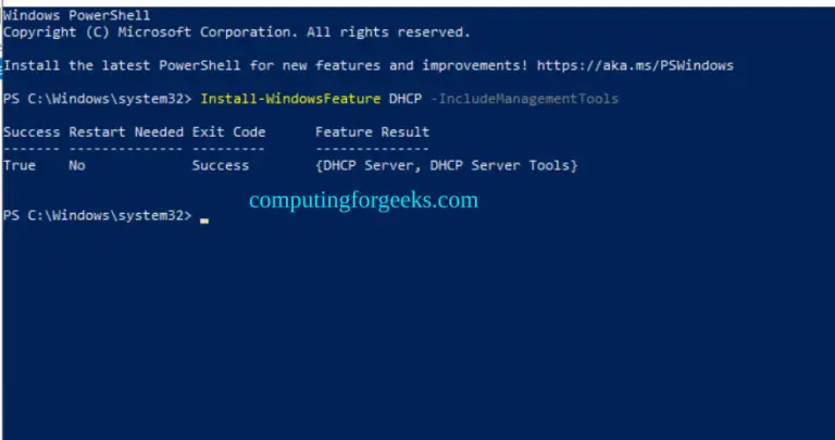 Configure DHCP Server on Windows Server 2022 | ComputingForGeeks