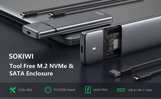 Best Enclosures for M.2 PCIe NVMe and SATA SSDs | ComputingForGeeks